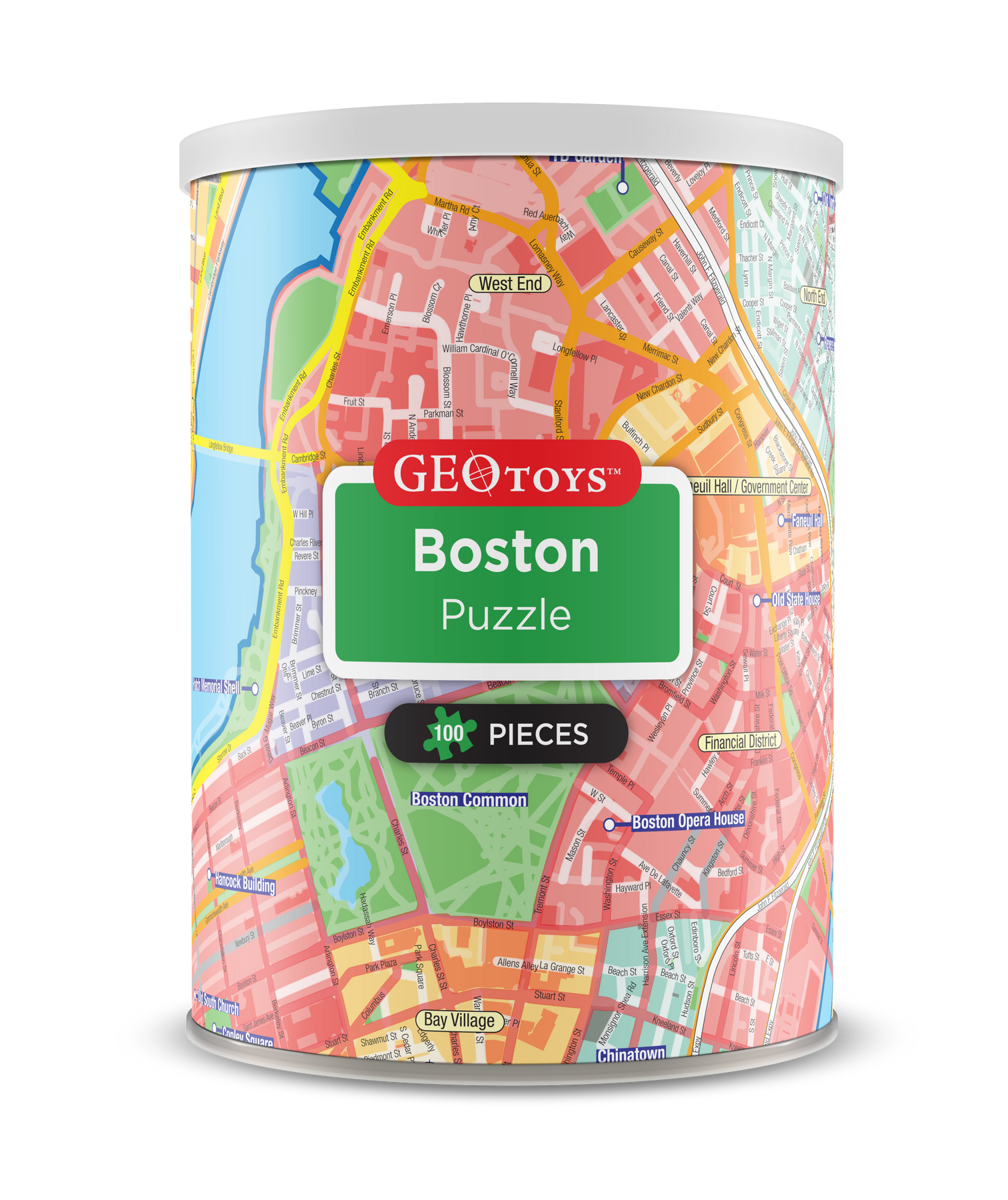 100-Piece Mini Puzzle - Boston – Geotoys
